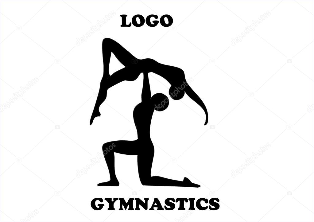 A vector of acrobatic gymnastics Stock Vector Image by ©RogeKe #36886455