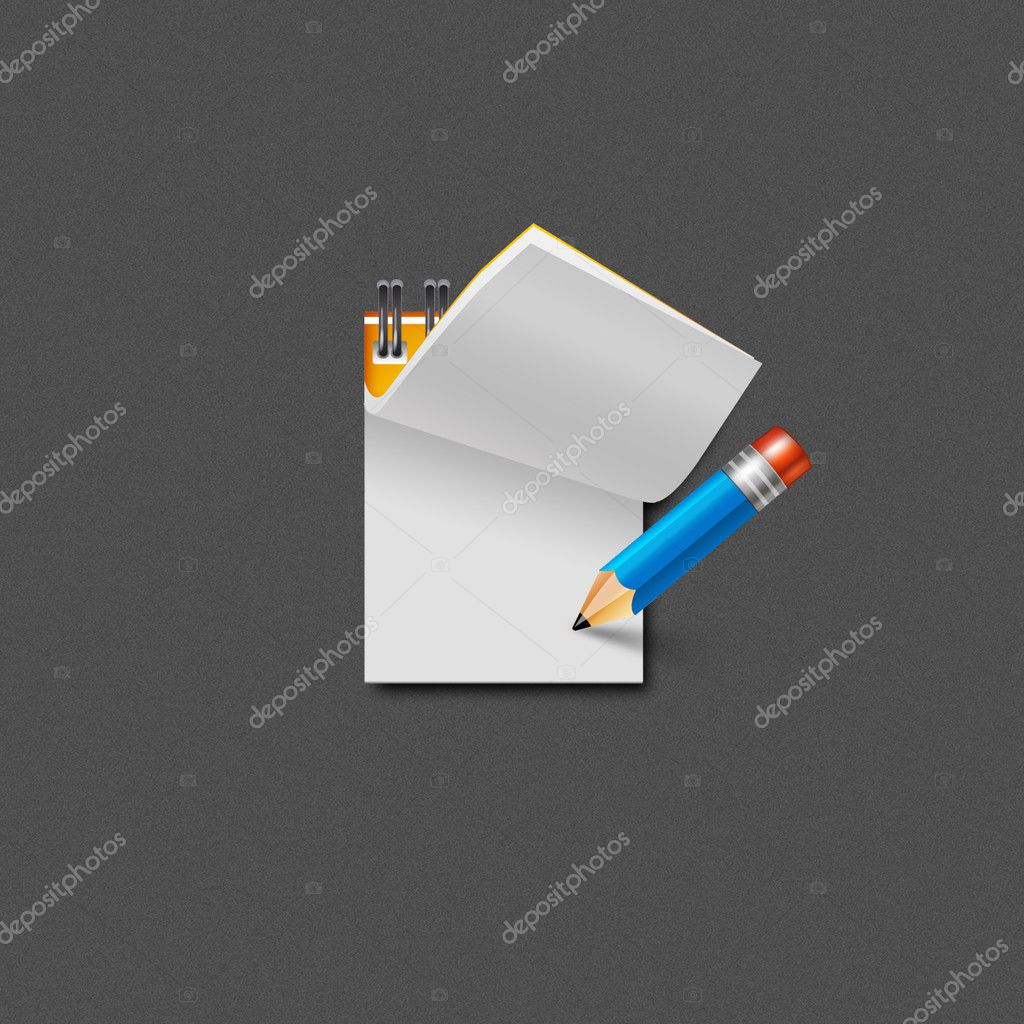 Paper note with pencil — Stock Photo © smudger087 #19612755