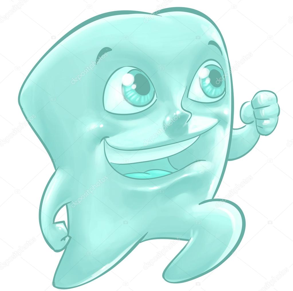 Illustration of a happy tooth Illustration of a happy tooth ...