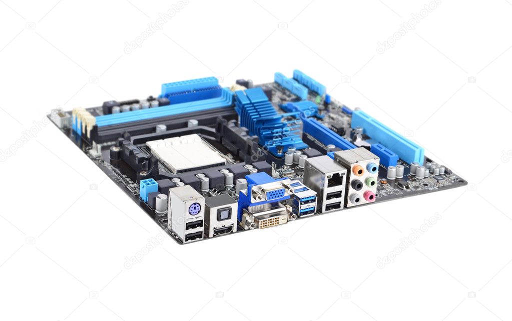 Computer motherboard board Stock Photo by ©unkas 18877067