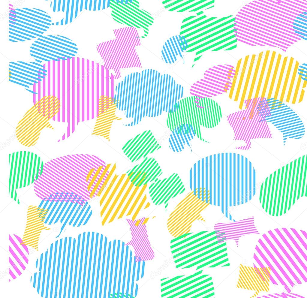 Speech bubble wallpaper | Cute speech bubbles wallpaper — Stock Vector ... Speech bubble wallpaper | Cute speech bubbles wallpaper — Stock Vector ...