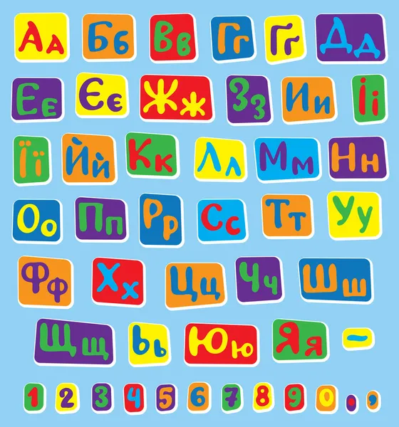 Ukrainian alphabet — Stock Vector © Rud-Volha #17141557