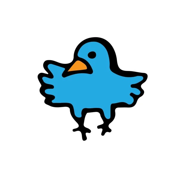 Blue bird Stock Vector by ©Rud-Volha 33815903