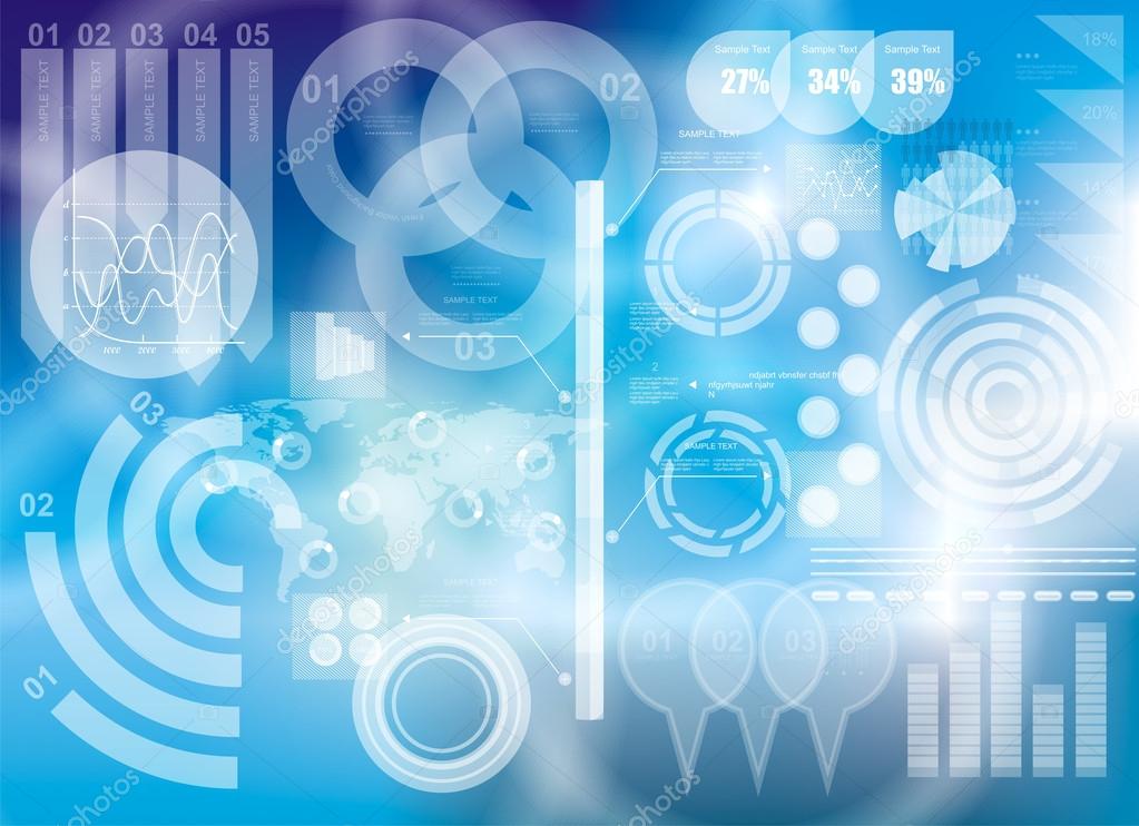 Modern virtual technology background Stock Vector by ©Success_ER #32164609