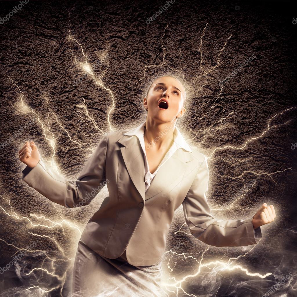 Violent woman Stock Photo by ©Khakimullin 37568285
