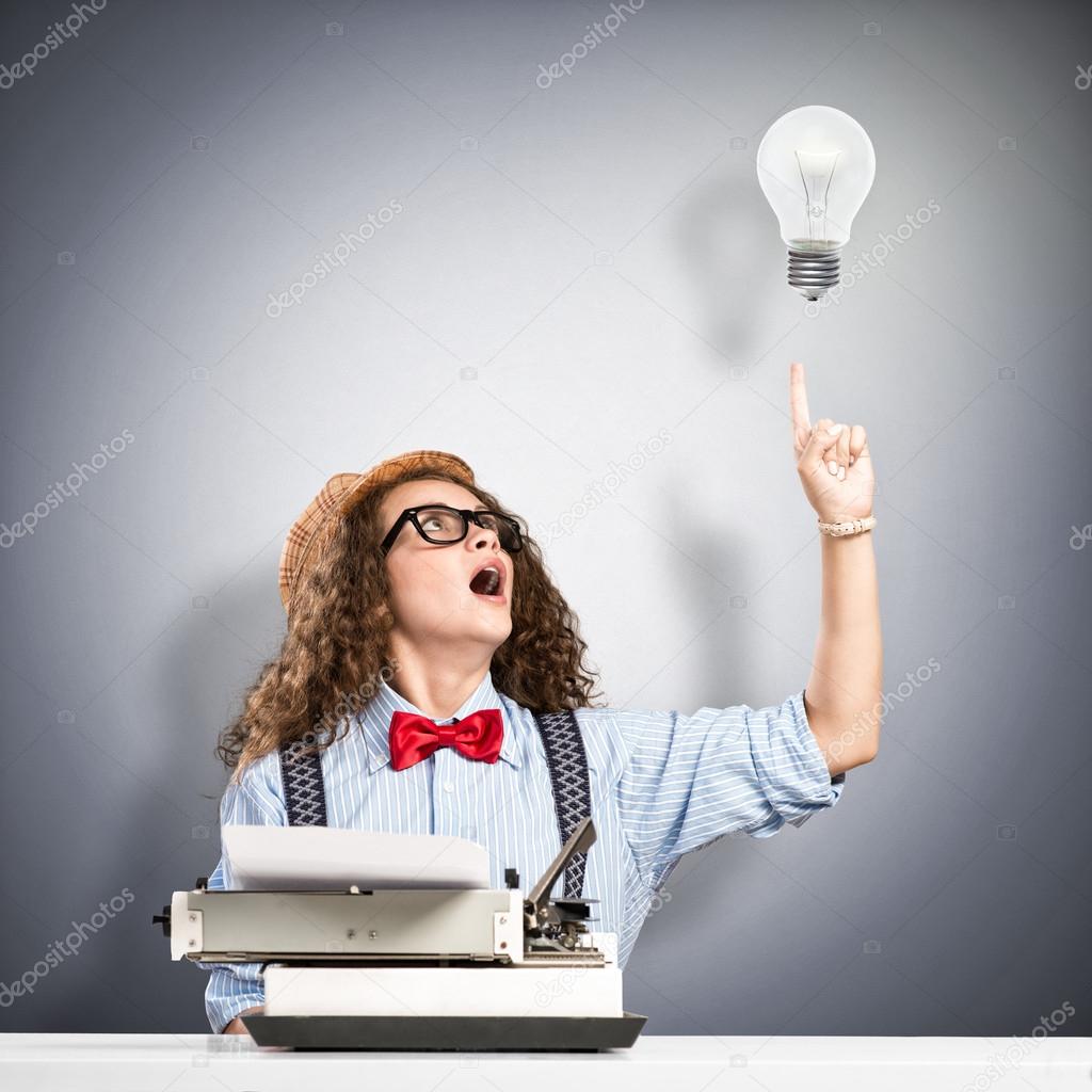 Woman writer — Stock Photo © Khakimullin #38150695