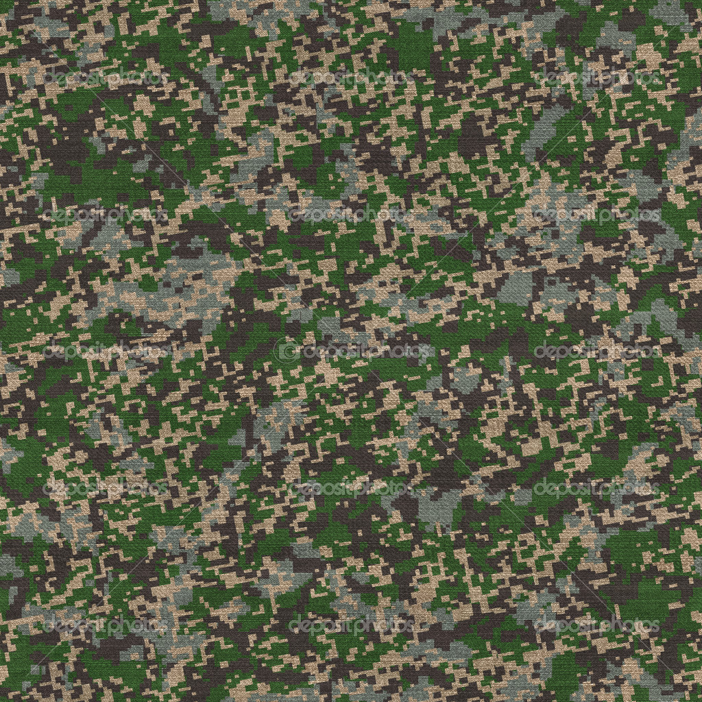 Detailed Camouflage Fabric. Seamless Texture. — Stock Photo ...