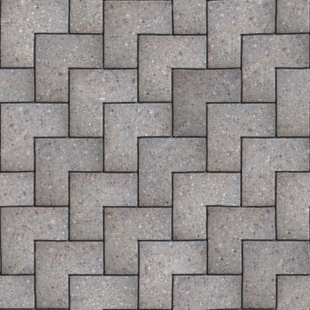 Gray Square Pavement. Seamless Tileable Texture. — Stock Photo ...