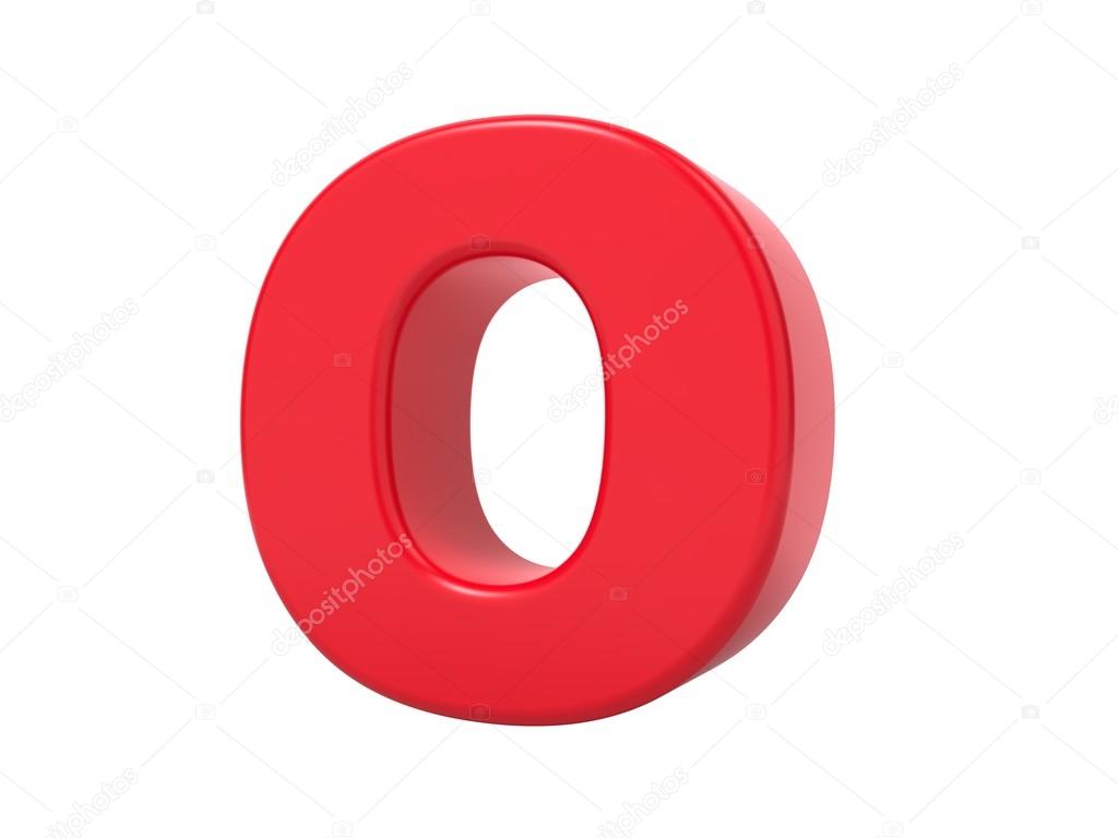 Red 3D Letter O. Stock Photo by ©tashatuvango 37131299