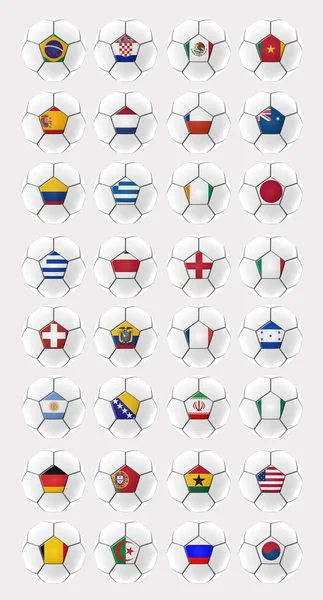 Flags of soccer countries Stock Photos, Royalty Free Flags of soccer ...