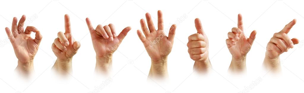 Hand Signs — Stock Photo © ccaetano #12529881