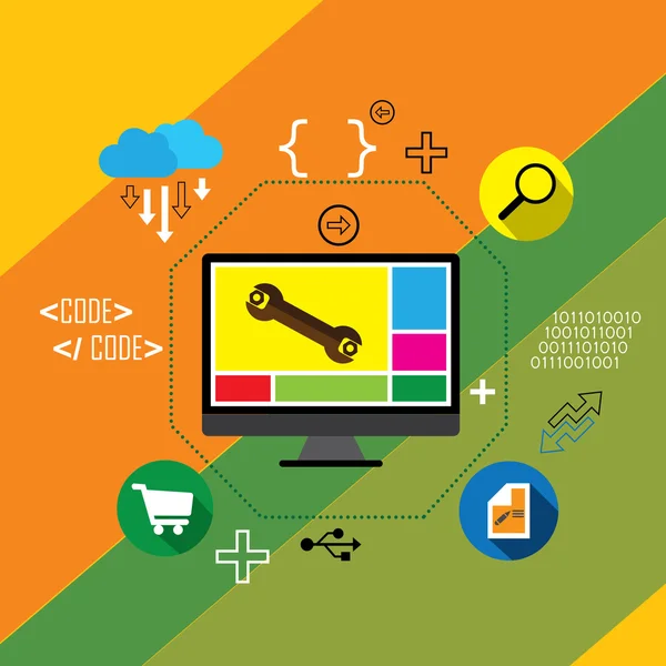 Innovation Digital Flat Design Stock Vector Image by ©robuart #93398500