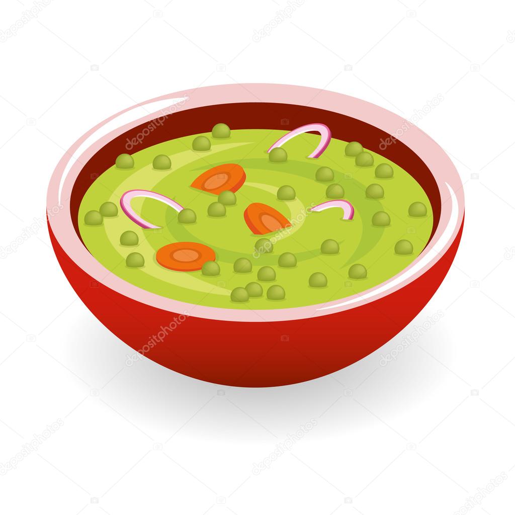 Pea soup Stock Vector by ©glorcza 14031869