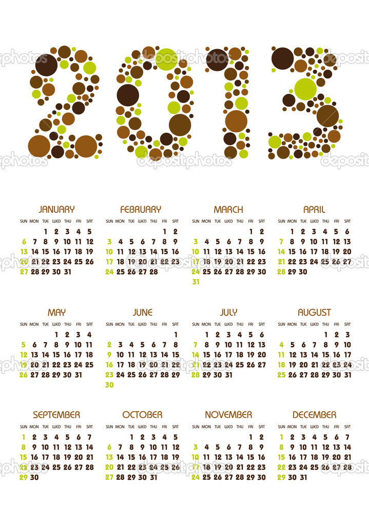 Calendar Stock Vector by ©glorcza 15440113