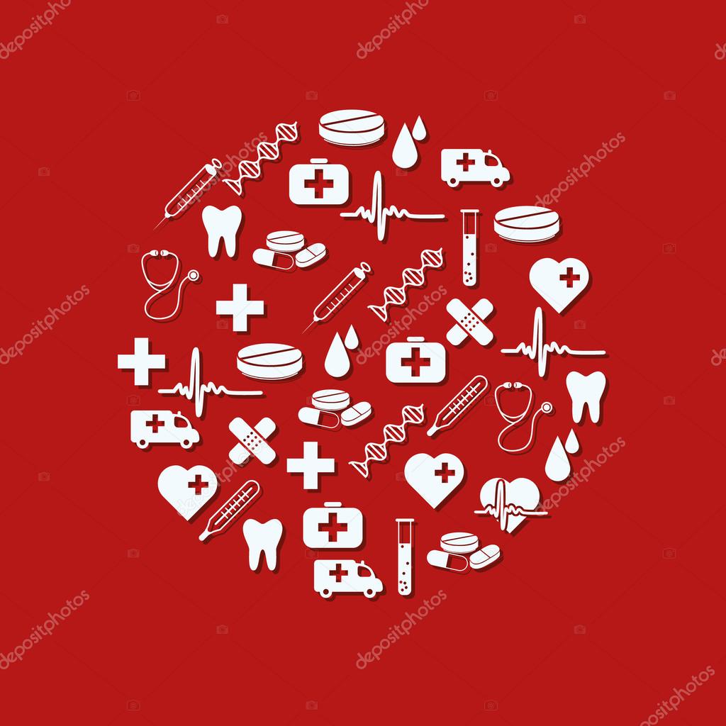 Medical icons in circle Stock Vector Image by ©glorcza #21070733