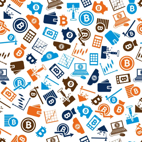 Bitcoin pattern Vector Art Stock Images | Depositphotos
