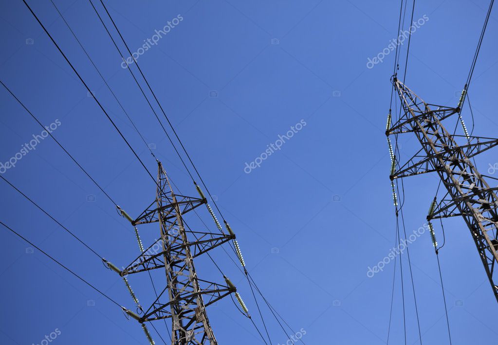 Power lines electricity Stock Photo by ©vilevi 43150655
