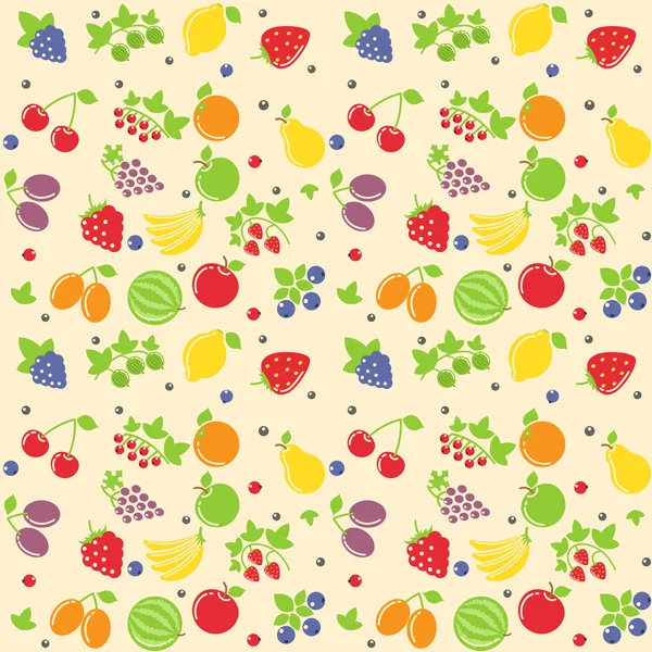 Seamless fruits pattern Stock Vector Image by ©gurZZZa #8976134