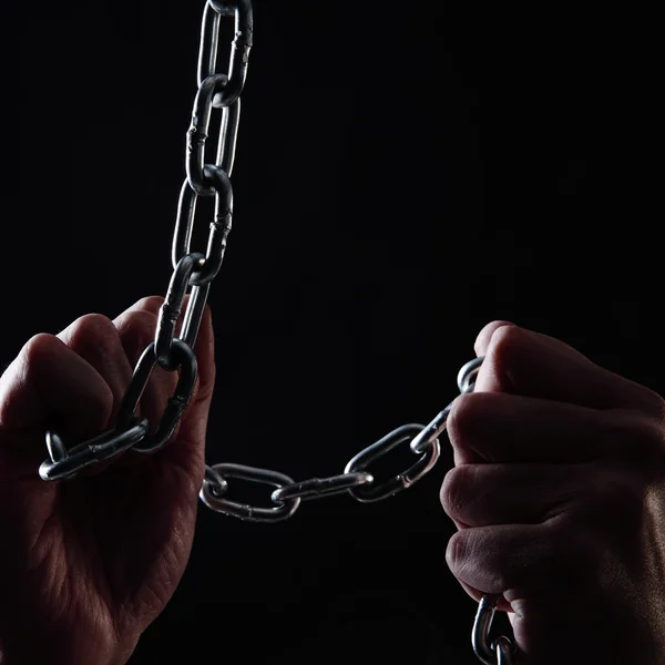 human and chains - Stock Image - Everypixel