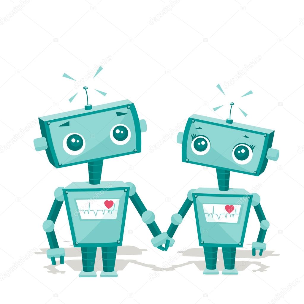 Dibujos Animados De Robots Amor