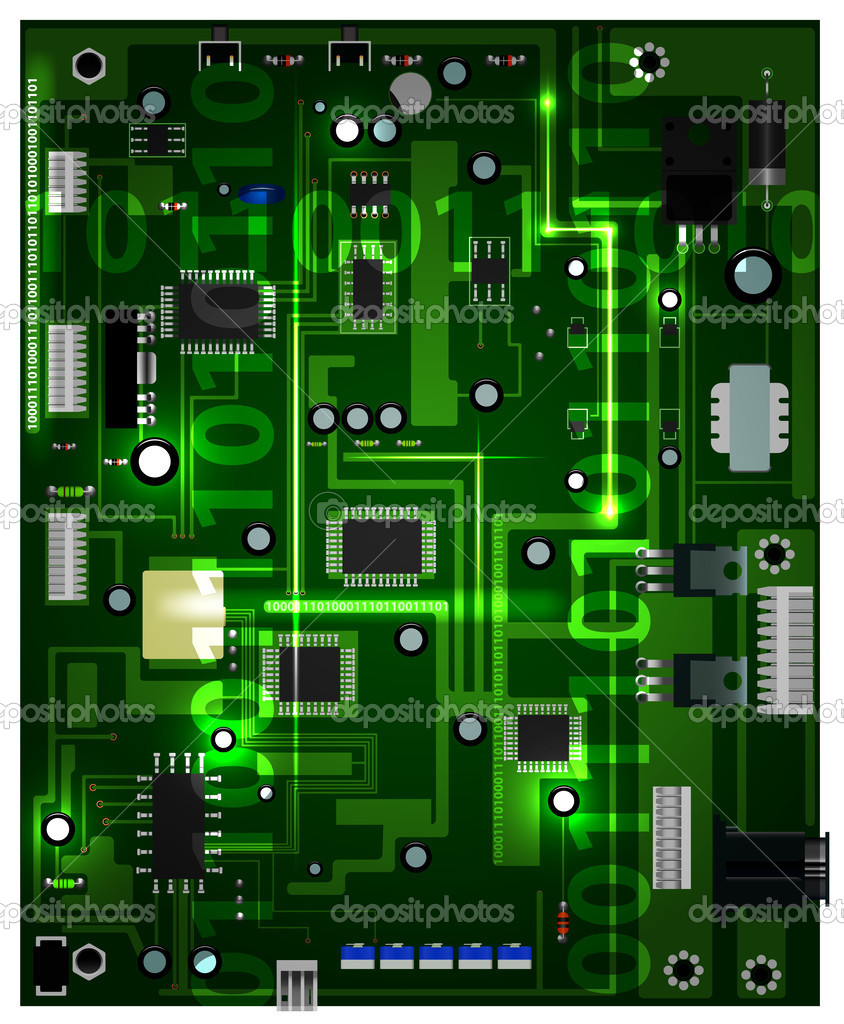 Motherboard Stock Vector Image by ©kovacevic #24847721
