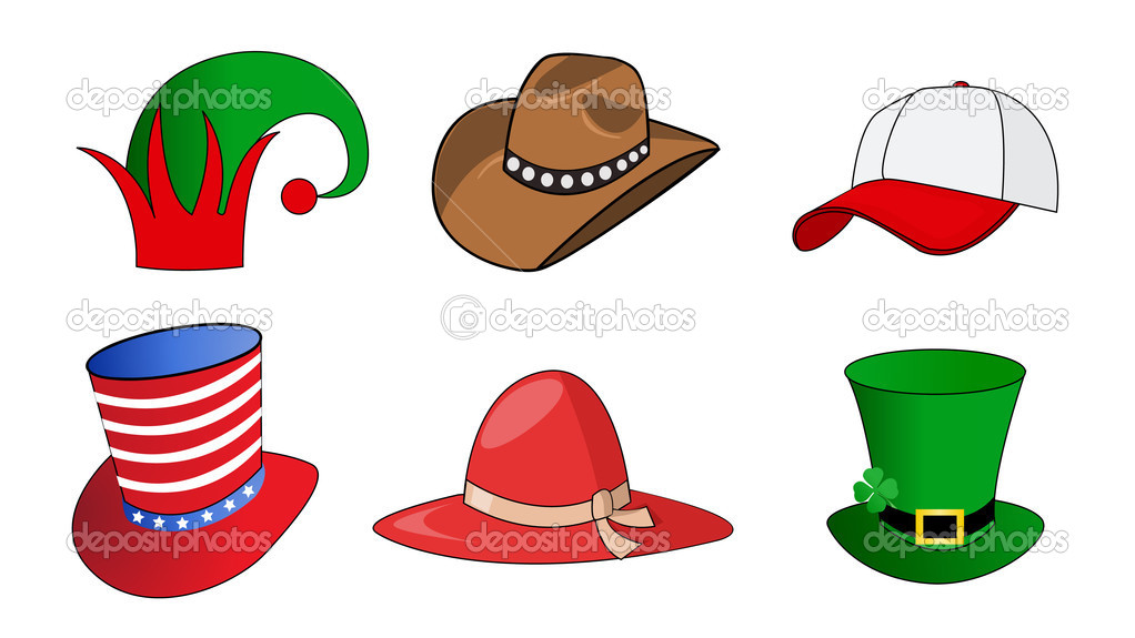Various hats illustration icons Stock Illustration by ©nezezon #24437633 Various hats illustration icons Stock Illustration by ©nezezon #24437633