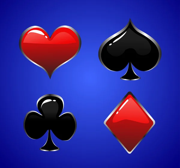 Retro card suits Stock Photo by ©nezezon 10641100