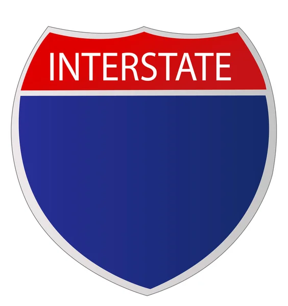Blank Interstate Highway sign — Stock Photo © speedfighter17 #5586119