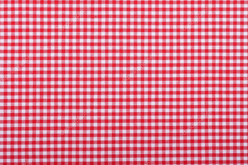 Red checkered fabric — Stock Photo © tashka2000 #19350239