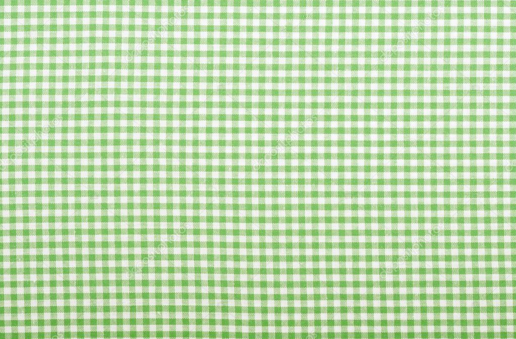 Checkered green fabric — Stock Photo © tashka2000 #21311431
