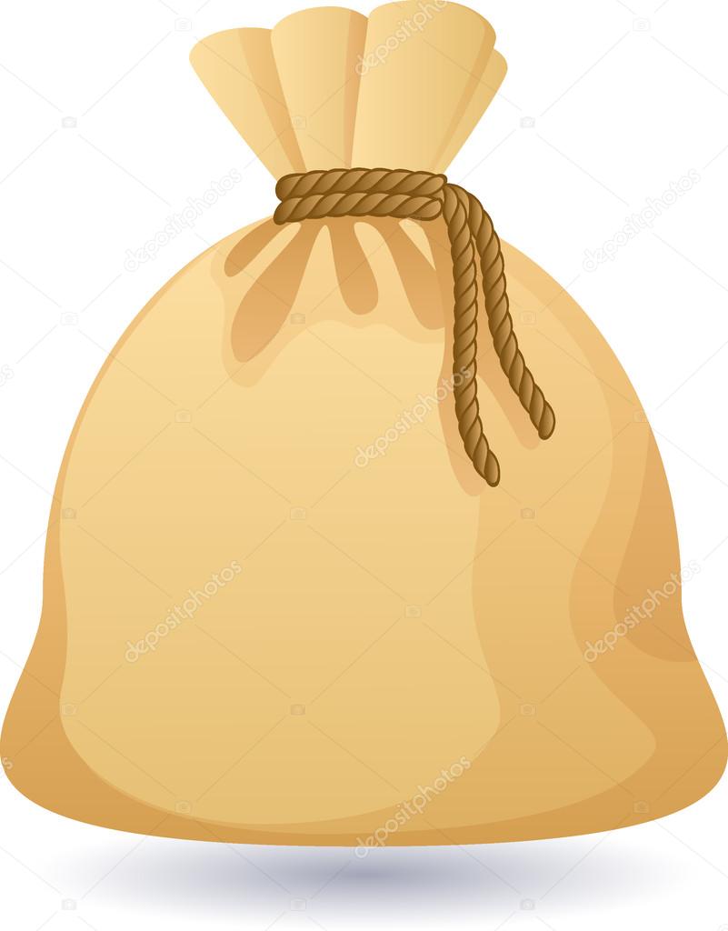 Isolated old bag — Stock Vector © andreev-fs #22919558