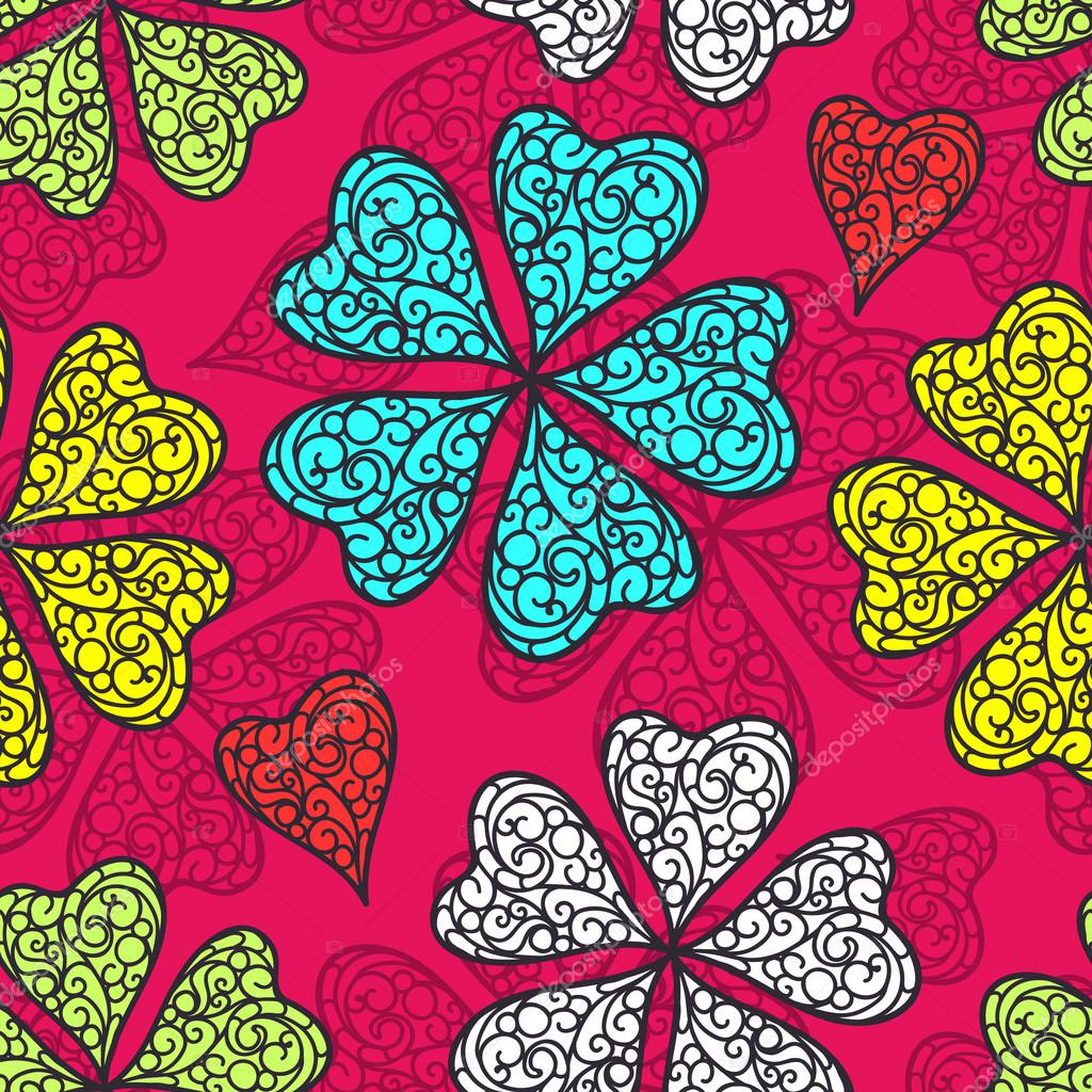 Vector flourish seamless pattern Stock Vector by ©Astartu 19297079