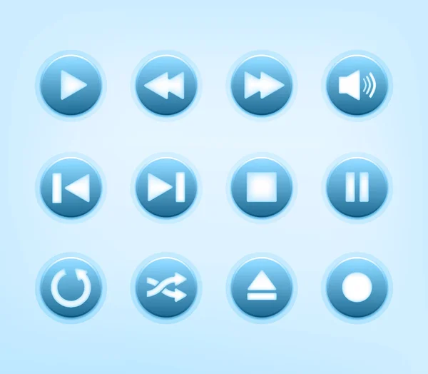 Blue audio icon Vector Art Stock Images | Depositphotos