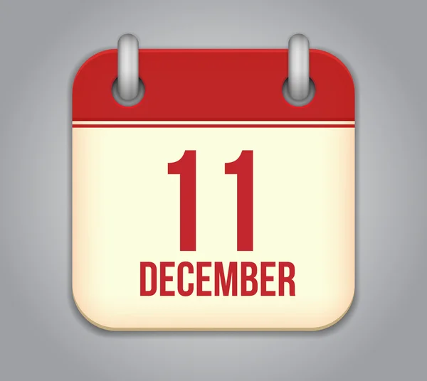 Vector calendar app icon. 17 september — Stock Vector © Astartu #30228479