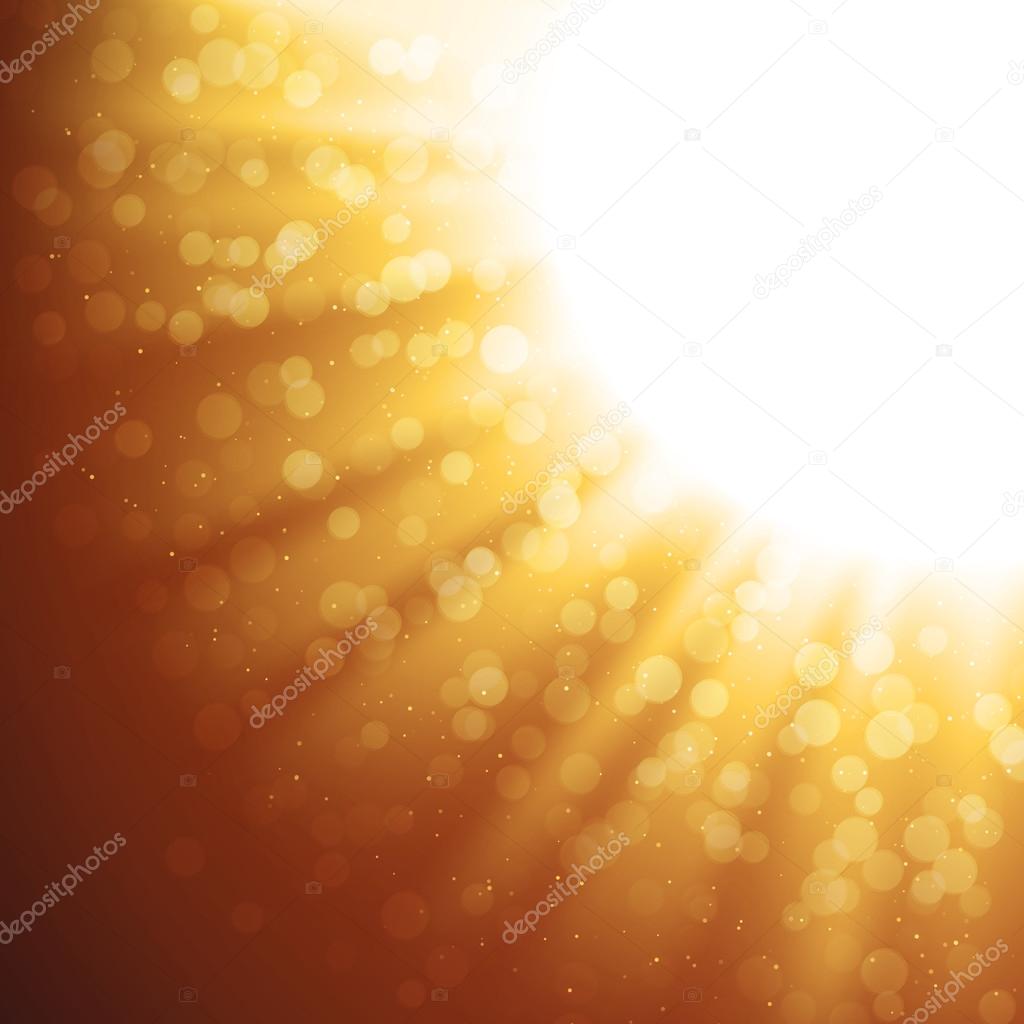 Magic Golden Background With