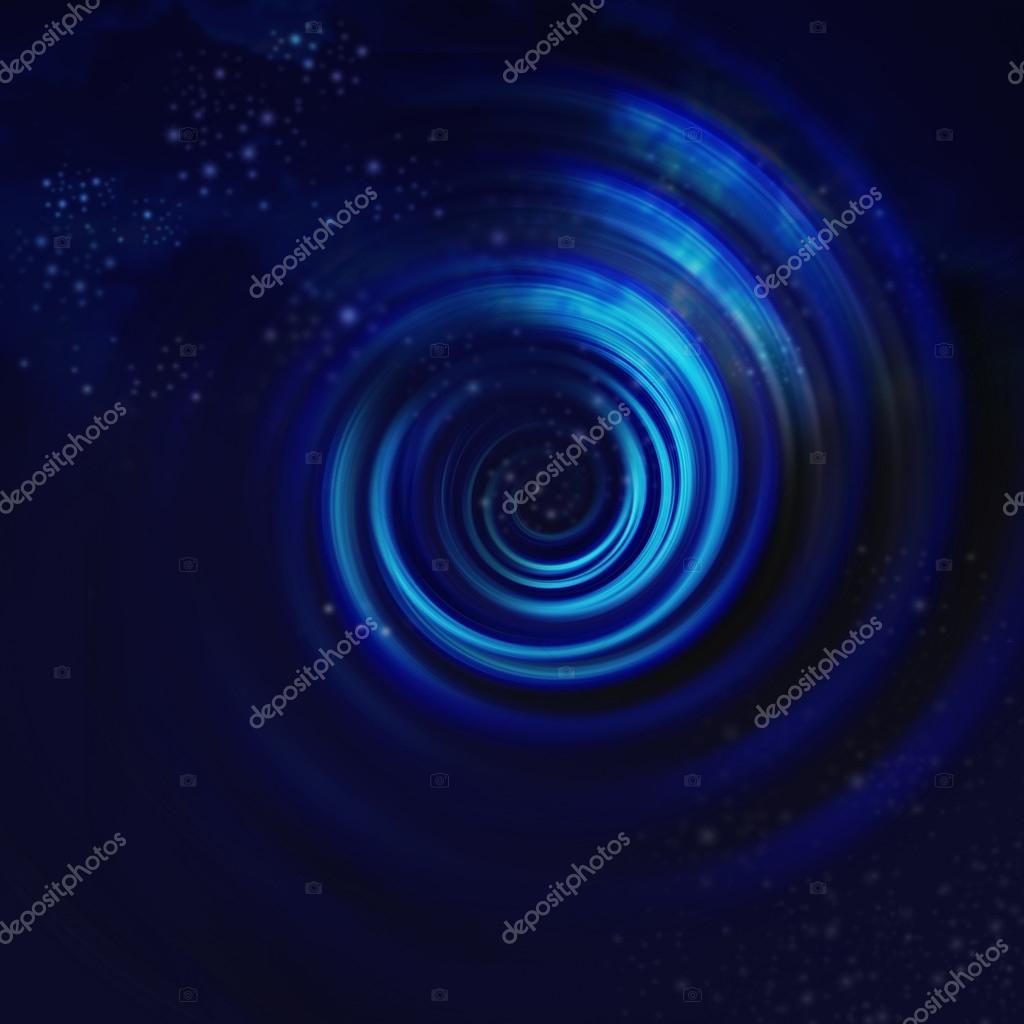 Blue Spiral Vortex — Stock Photo © CSKN #28080933
