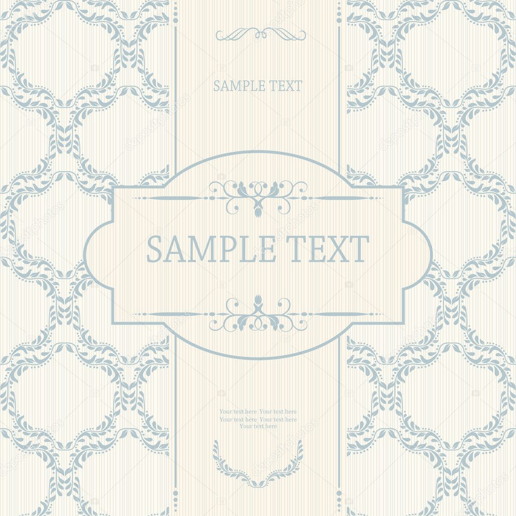 Vintage background, antique greeting card, invitation with victo Stock ...