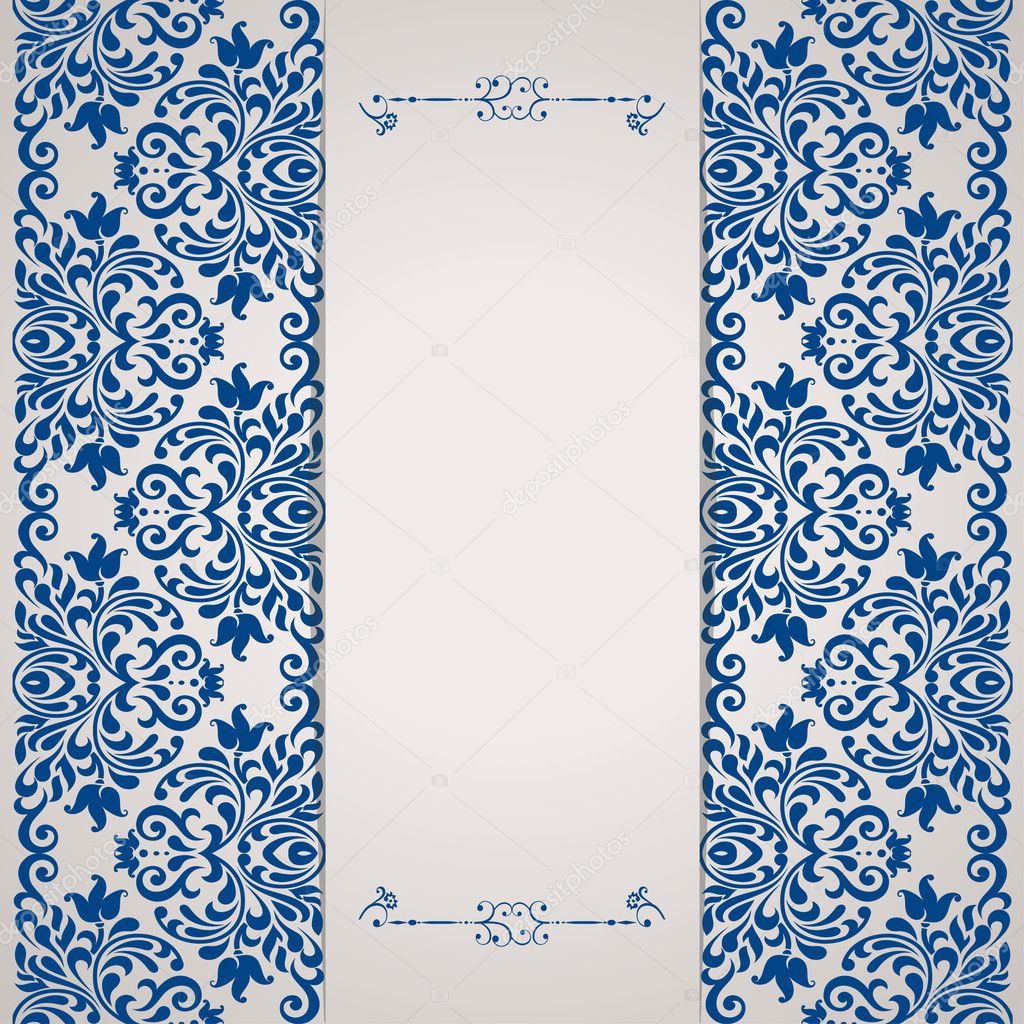 Vintage background, antique greeting card Stock Vector Image by ...