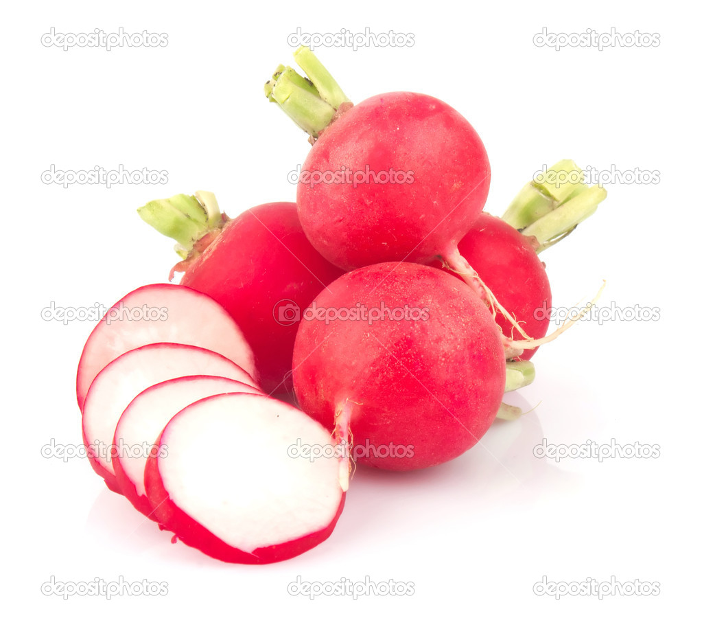 Red radish — Stock Photo © tinnko #19747455