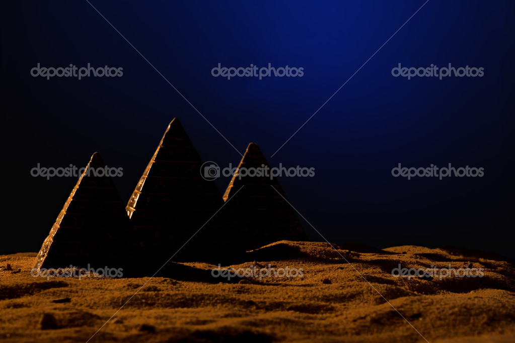 Three pyramids — Stock Photo © johnnydao #12102632