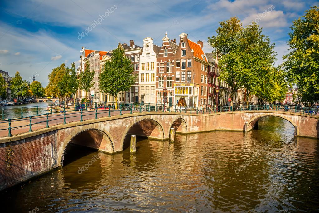 Amsterdam cityscape — Stock Photo © sborisov #15863011