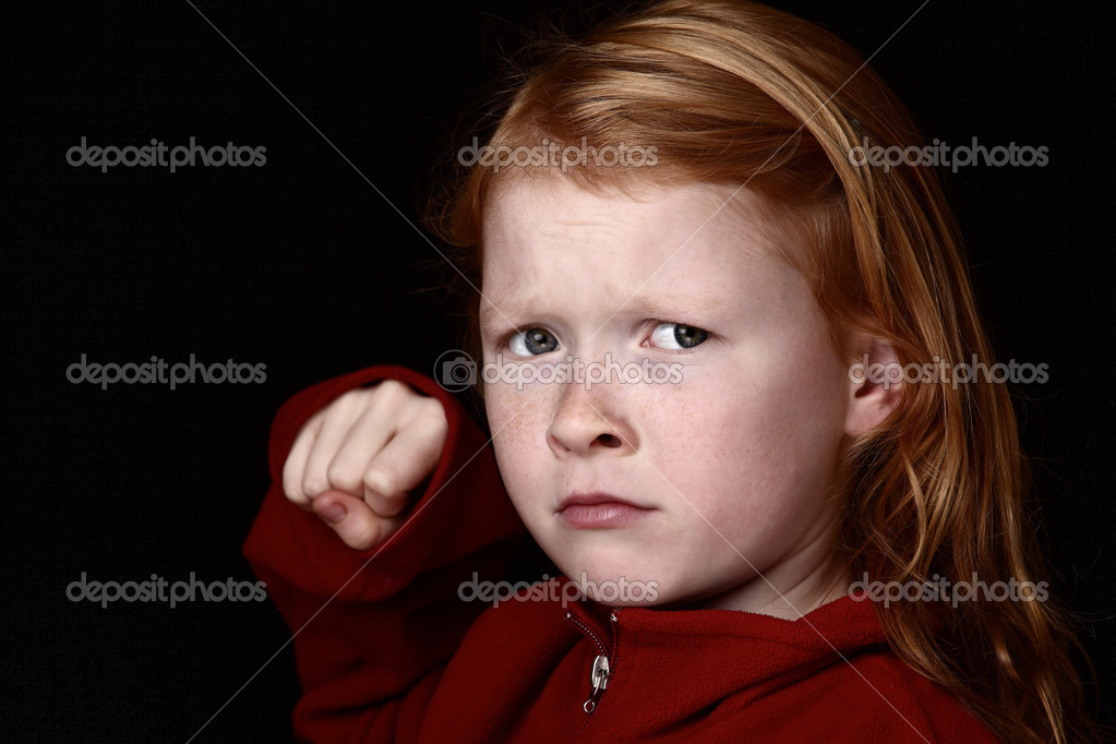 Angry girl Stock Photo by ©pahham 13509757