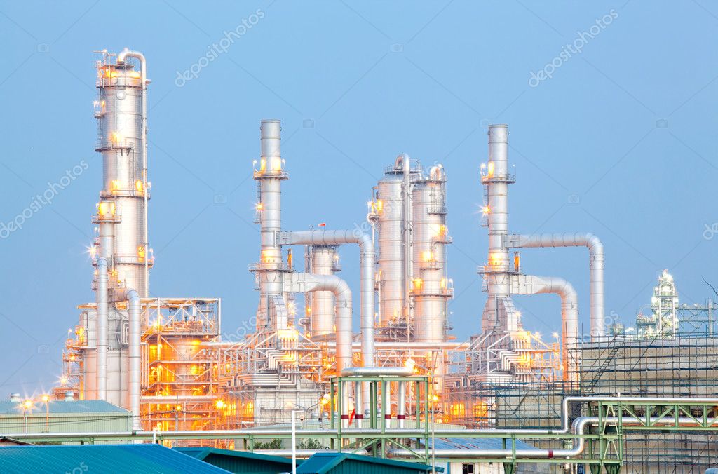 Oil Refinery Plant — Stock Photo © vichie81 #14236531