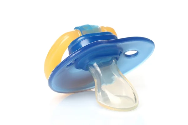 Blue baby silicone pacifier Stock Photo by ©rozelt 8240200