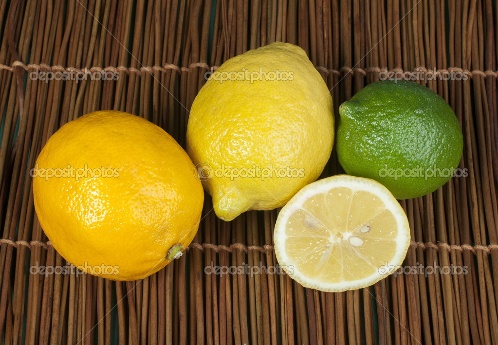 Tres variedades de limones: fotografía de stock © deyangeorgiev2 ...
