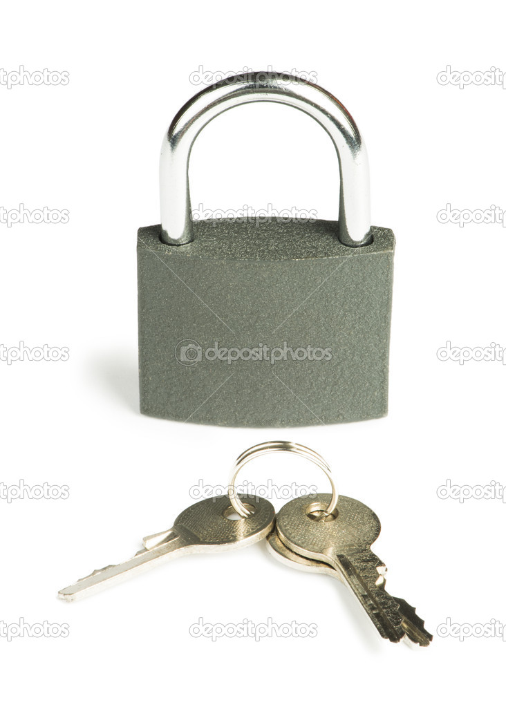 Grey padlock and keys Stock Photo by ©deyangeorgiev2 26224659