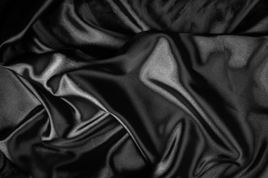 Shiny black satin fabric Stock Photo by ©deyangeorgiev2 41936407