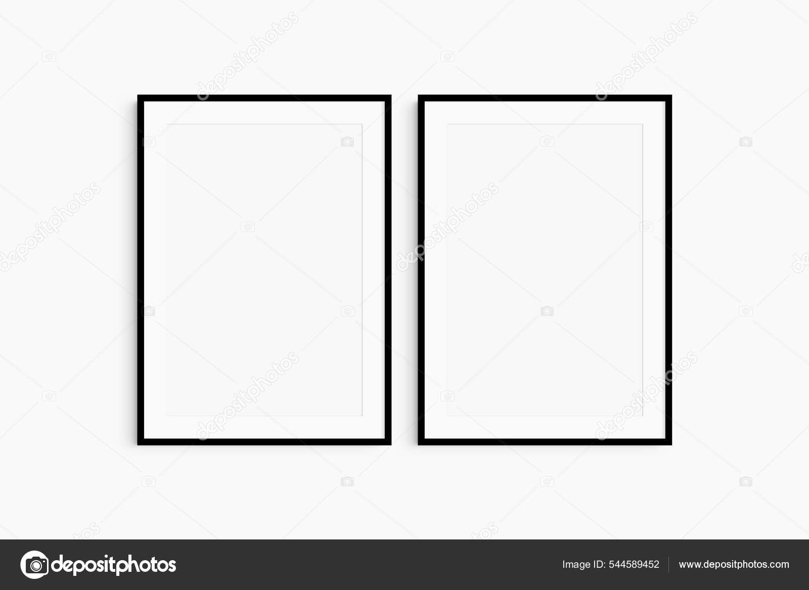 Thin Black Rectangle Frame