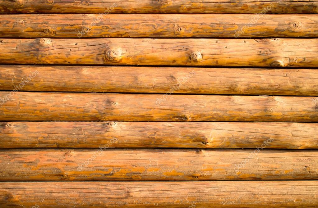 Log hut wooden wall background. Stock Photo by ©yingko 31562843