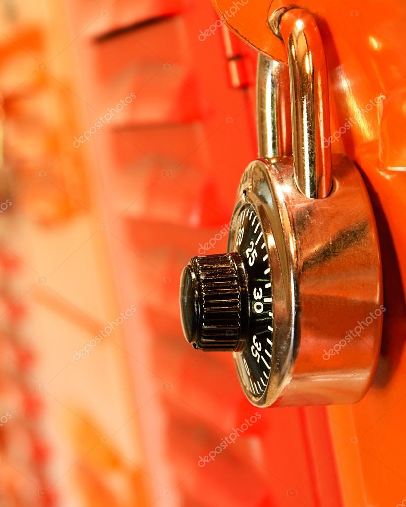 Locker room door with a lock Stock Photo by ©danyk 14309547